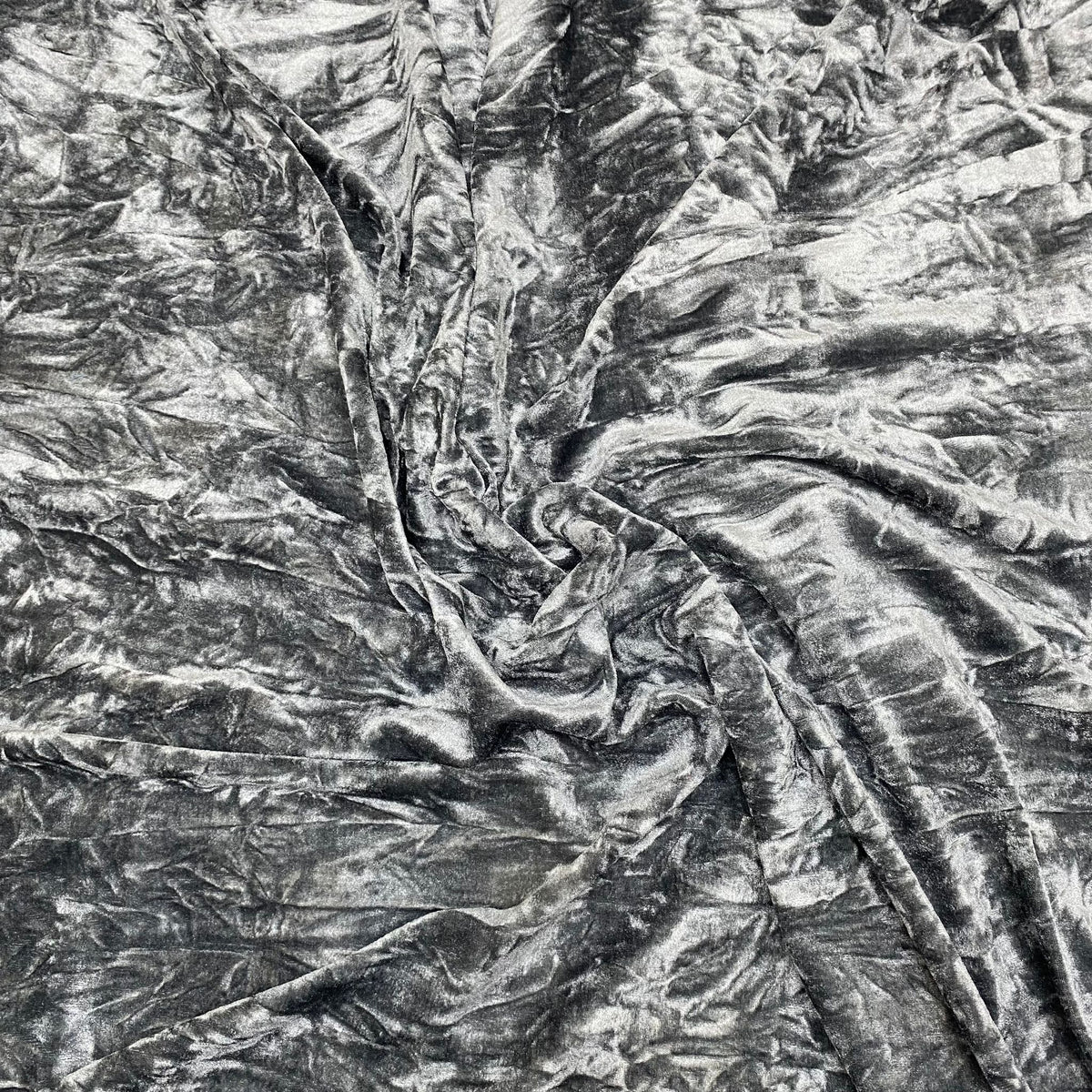 3 Metres Crushed Spandex Velvet 55" Wide (Grey) – Cut Price Fabrics