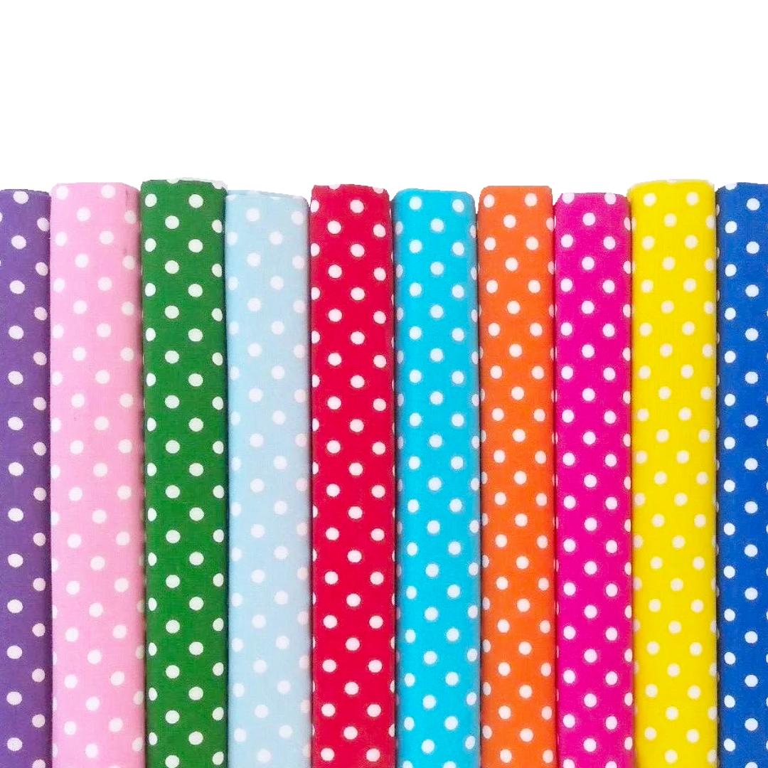 Spotty 100% Cotton Fabric Bundle- 10 Metres – Cut Price Fabrics