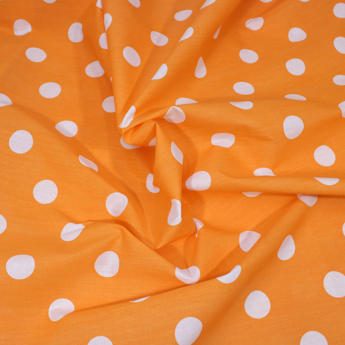 3 Metre, Printed Poly Cotton,- 45" Wide- Polka – Cut Price Fabrics